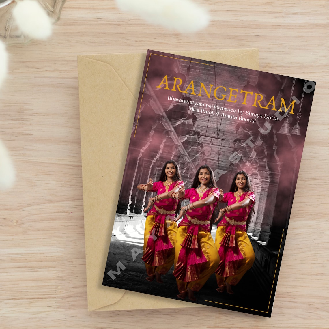 Arangetram Invitation Template, Bharatanatyam Arangetram Group Photo ...