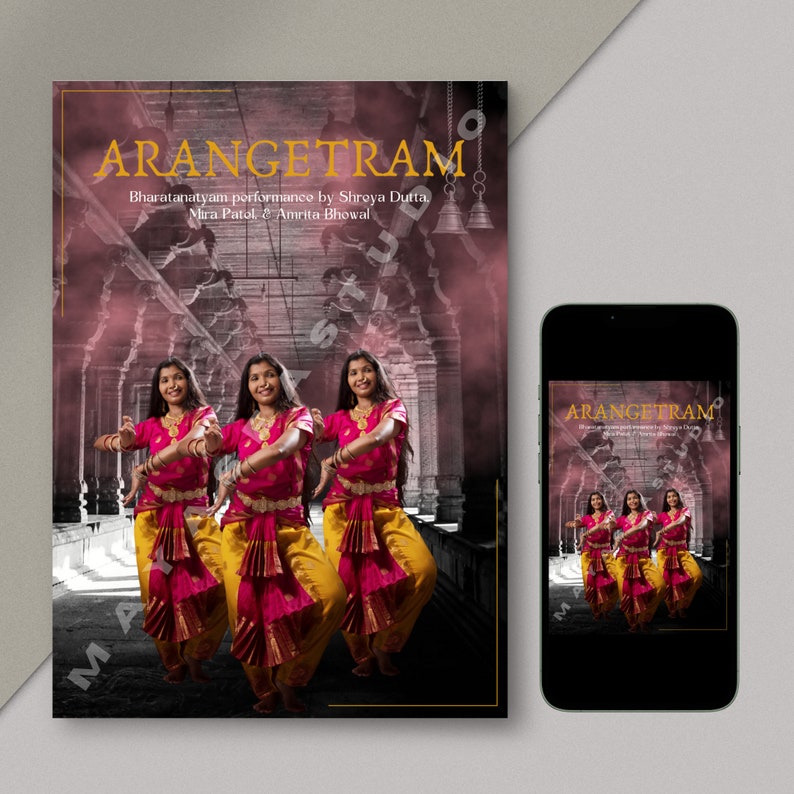 Arangetram Invitation Template, Bharatanatyam Arangetram Group Photo ...