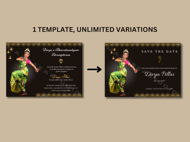 Arangetram Invite, Rangapravesham, Manch Pravesh, Arangetram Evite Upload, Odissi Bharatanatyam ...