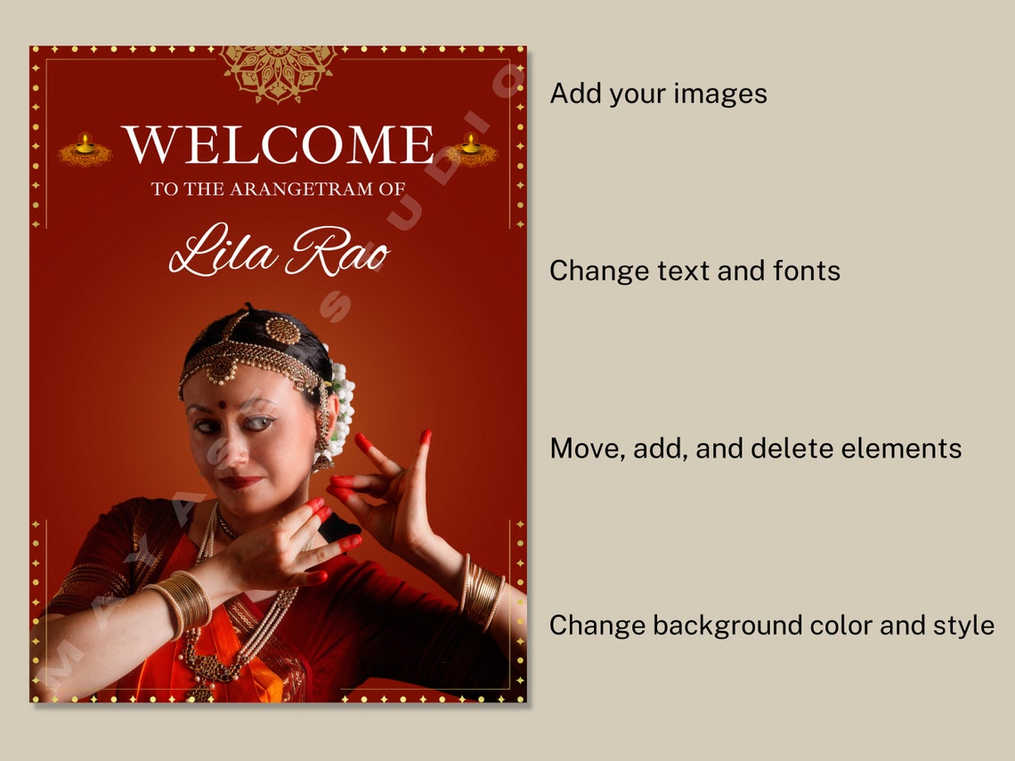 Arangetram Welcome Sign,arangetram Banner,rangapravesham Poster ...