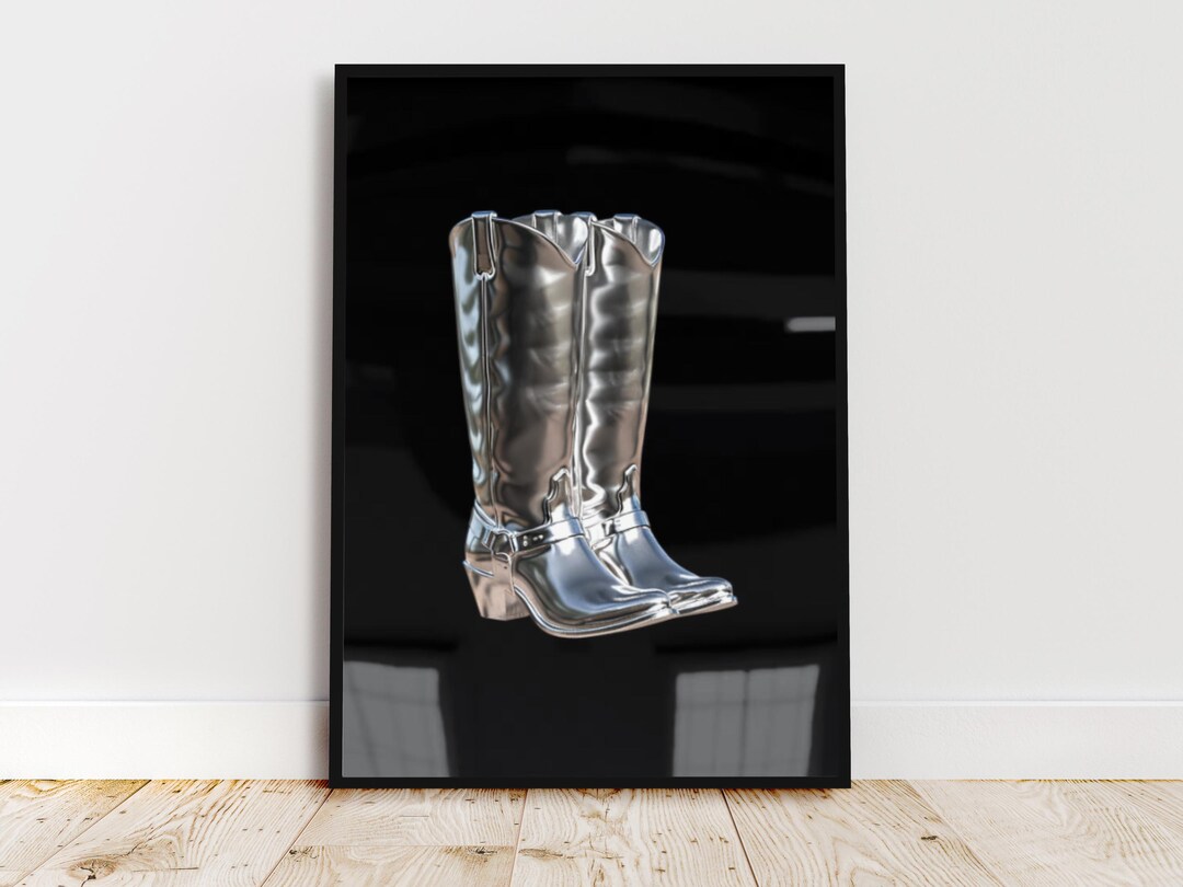 Cowboy Boots Poster,cowgirl Boot Print,cowboy Boot Print,howdy Rodeo ...