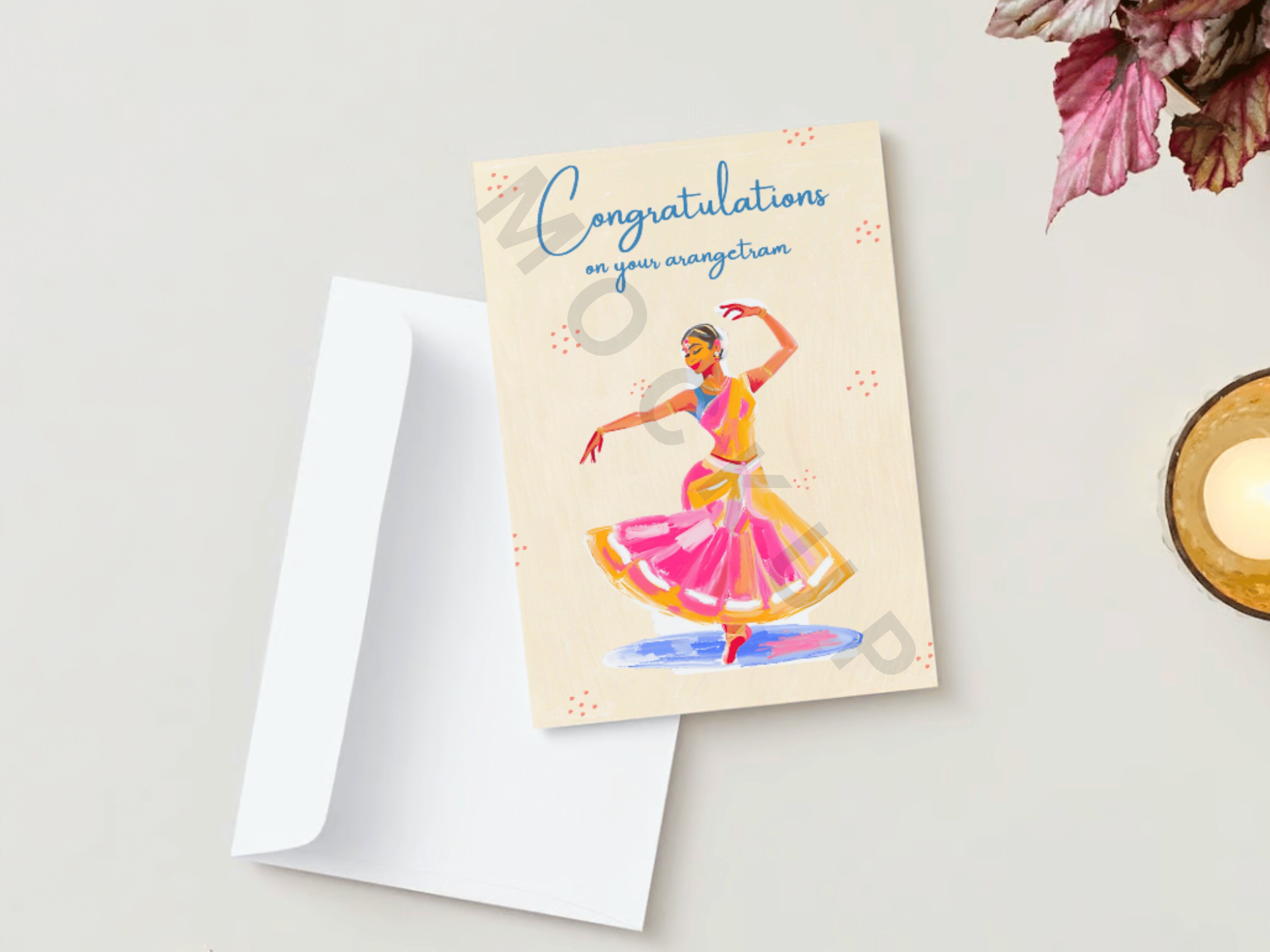 Arangetram Card,arangetram Congratulations Card,arangetram Gift ...