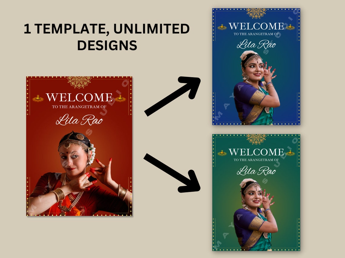 Arangetram Welcome Sign,arangetram Banner,rangapravesham Poster ...