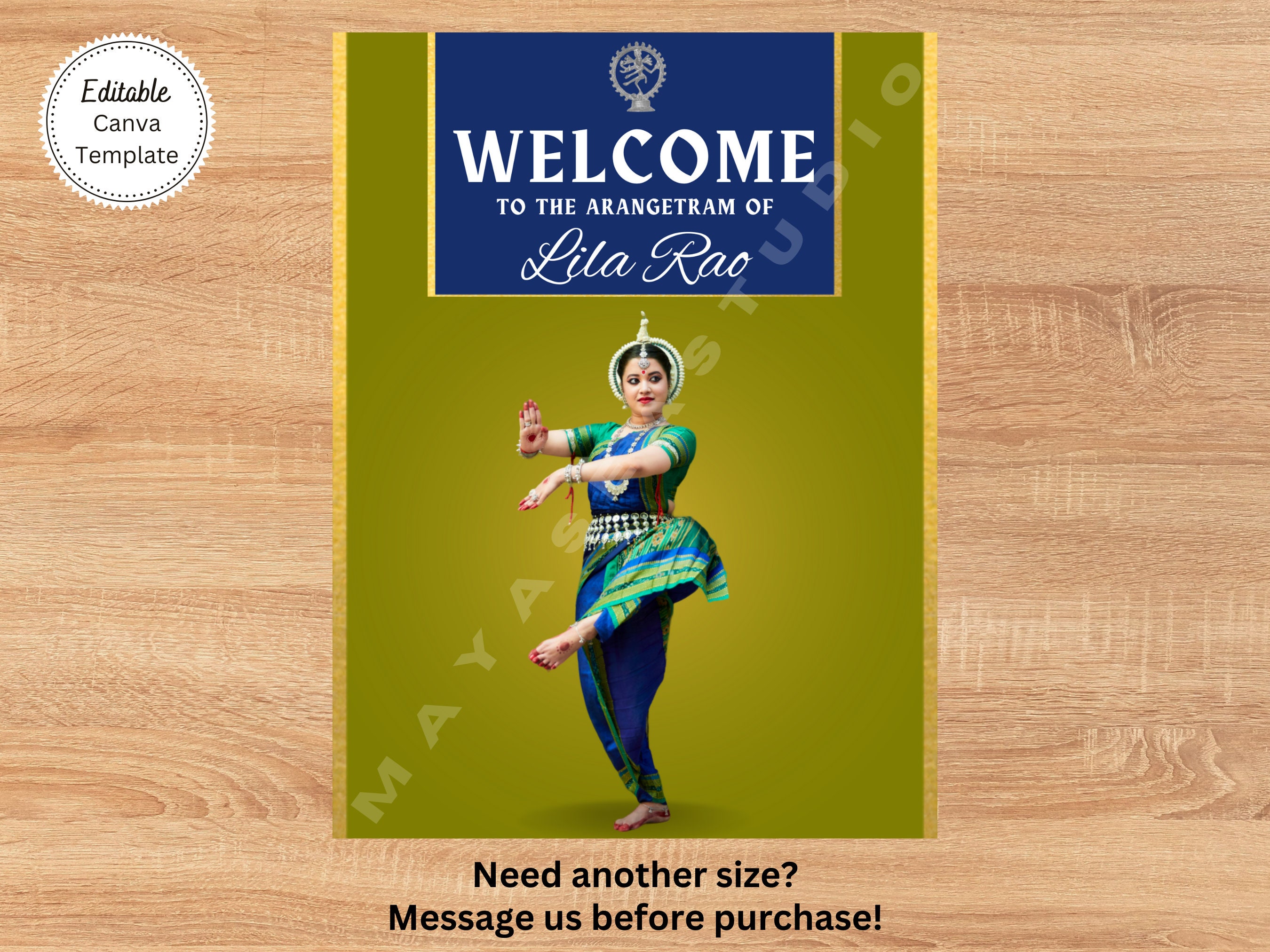 Arangetram Welcome Sign,bharatanatyam Arangetram Banner,arangetram ...
