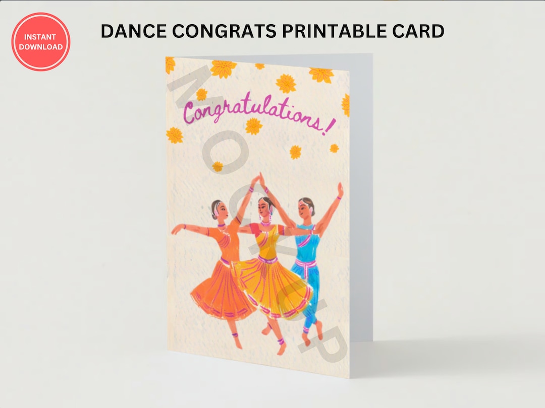 Bharatanatyam Arangetram Greeting Card, Arangetram Congrats ...
