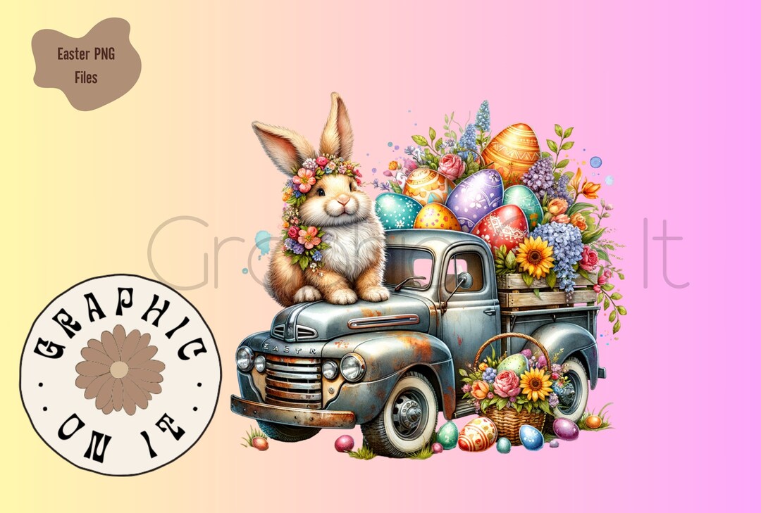 Easter Bunny Clipart Bundle, Easter Clipart, Easter Graphics, Easter ...
