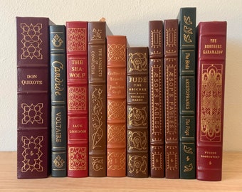Vintage Leather Classics Easton Press 100 Greatest Books, Gilded Full ...