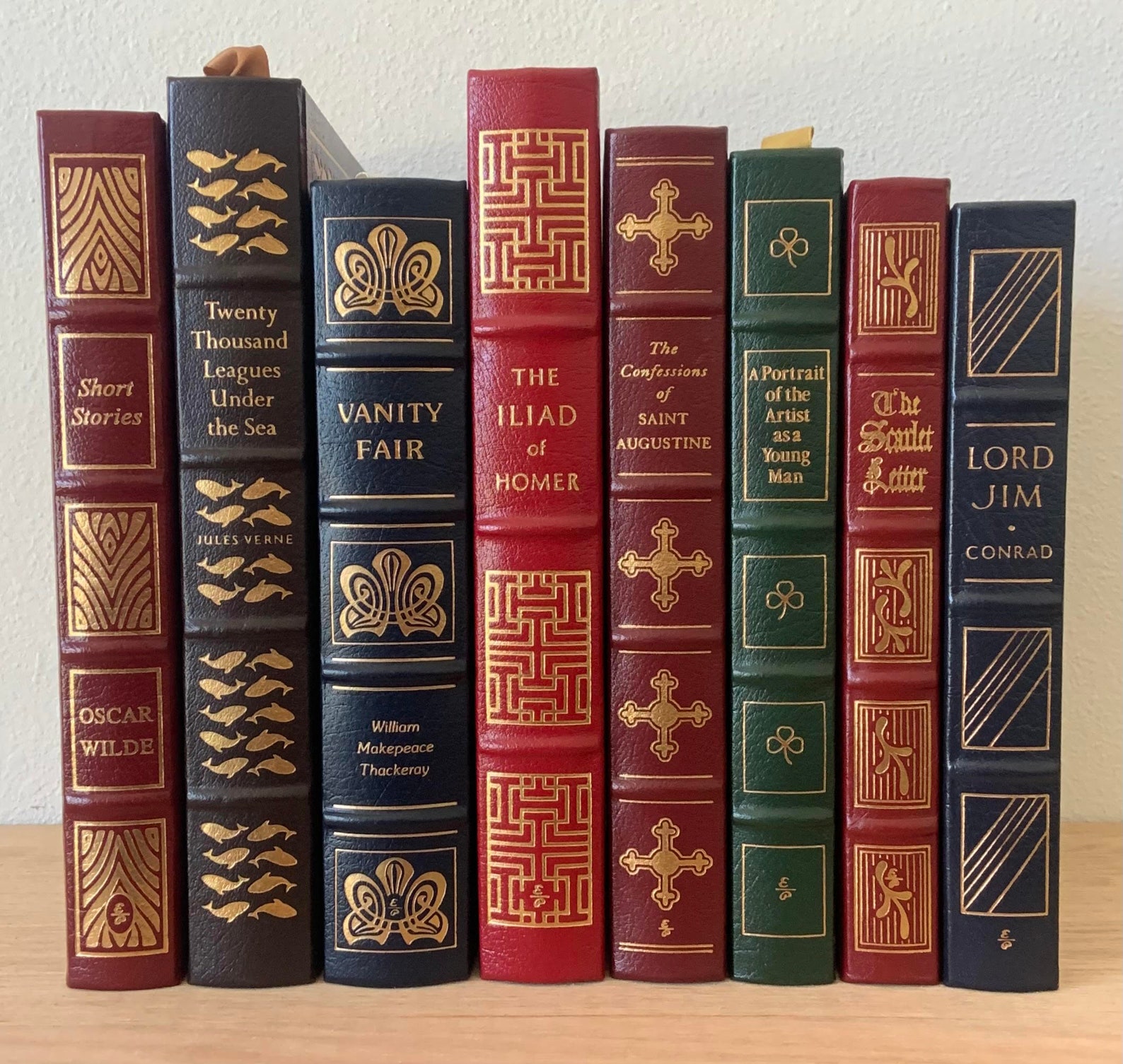 Easton Press Gilded Leather-bound Books, Vintage Classics Collector's ...