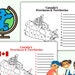 Canada Geography Worksheet, Learn the Provinces and Territories ...