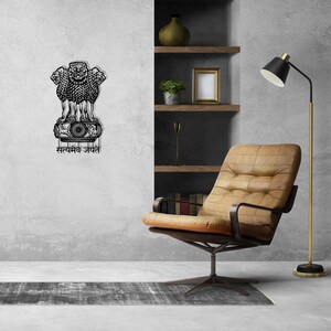National Emblem of the India, Country Crests, Country Crests Metal Wall ...