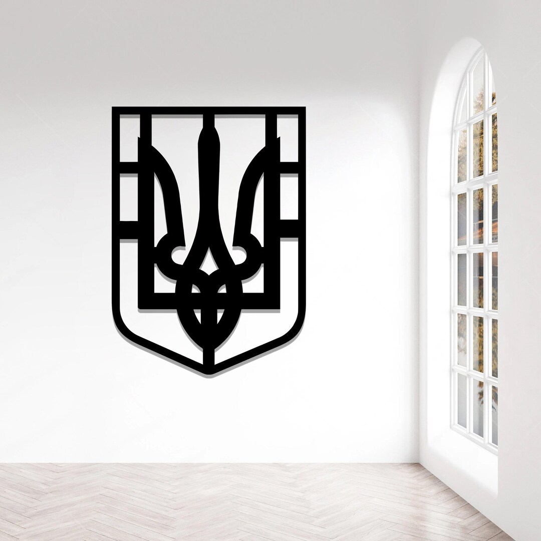 Coat of Arms of Ukraine, Country Crests, Country Crests Metal Wall Art ...