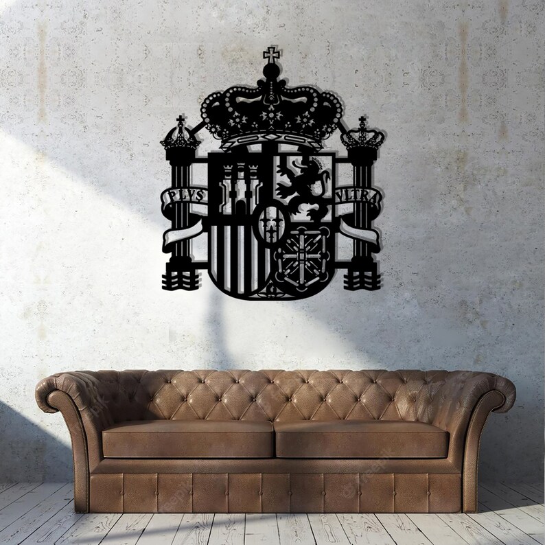 Coat of Arms of Spain, Country Crests, Country Crests Metal Wall Art ...