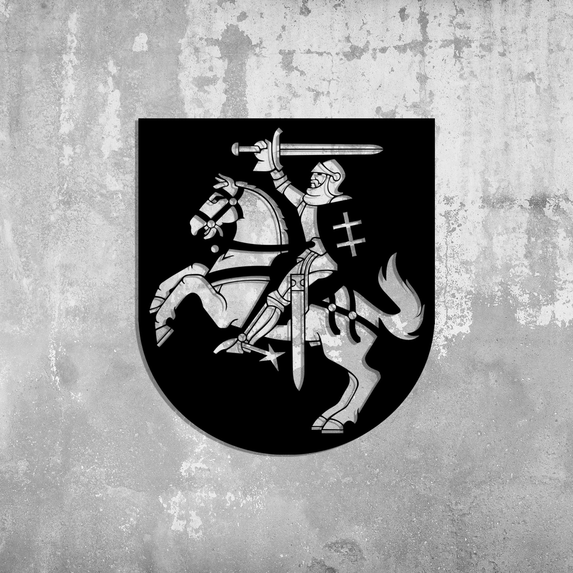 Coat of Arms of Lithuania, Lietuvos Herbas Vytis, Country Crests ...