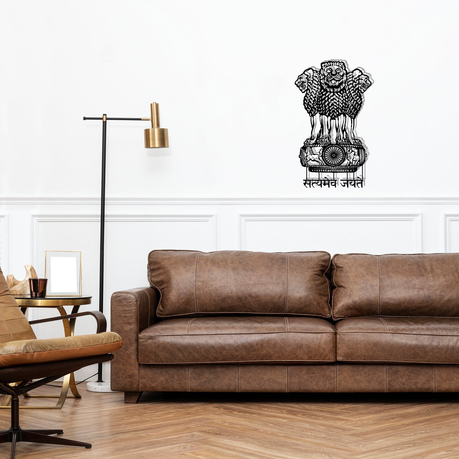 National Emblem of the India, Country Crests, Country Crests Metal Wall ...