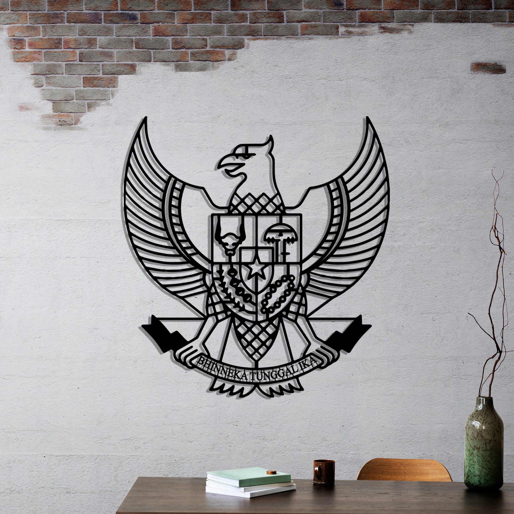 Coat of Arms of Indonesia Garuda Pancasila, Lambang Negara Indonesia ...