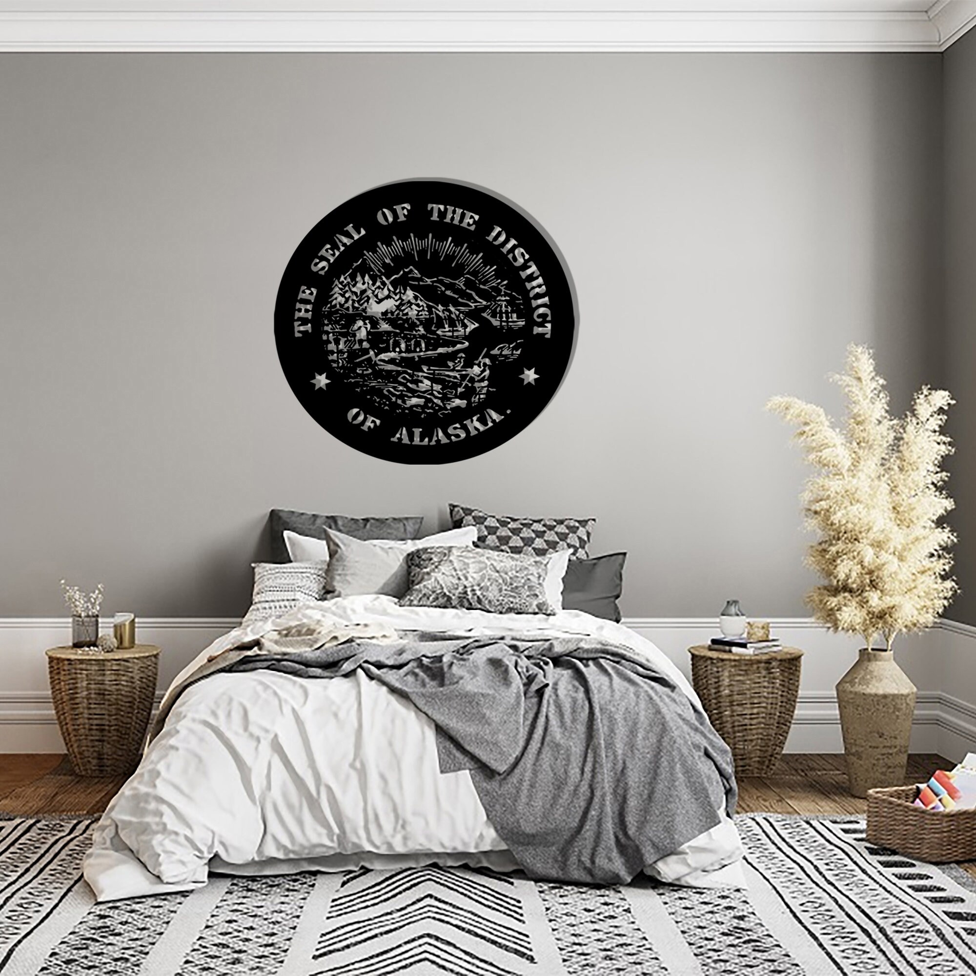 The Seal of the State of Alaska, Country Crests, Country Crests Metal ...