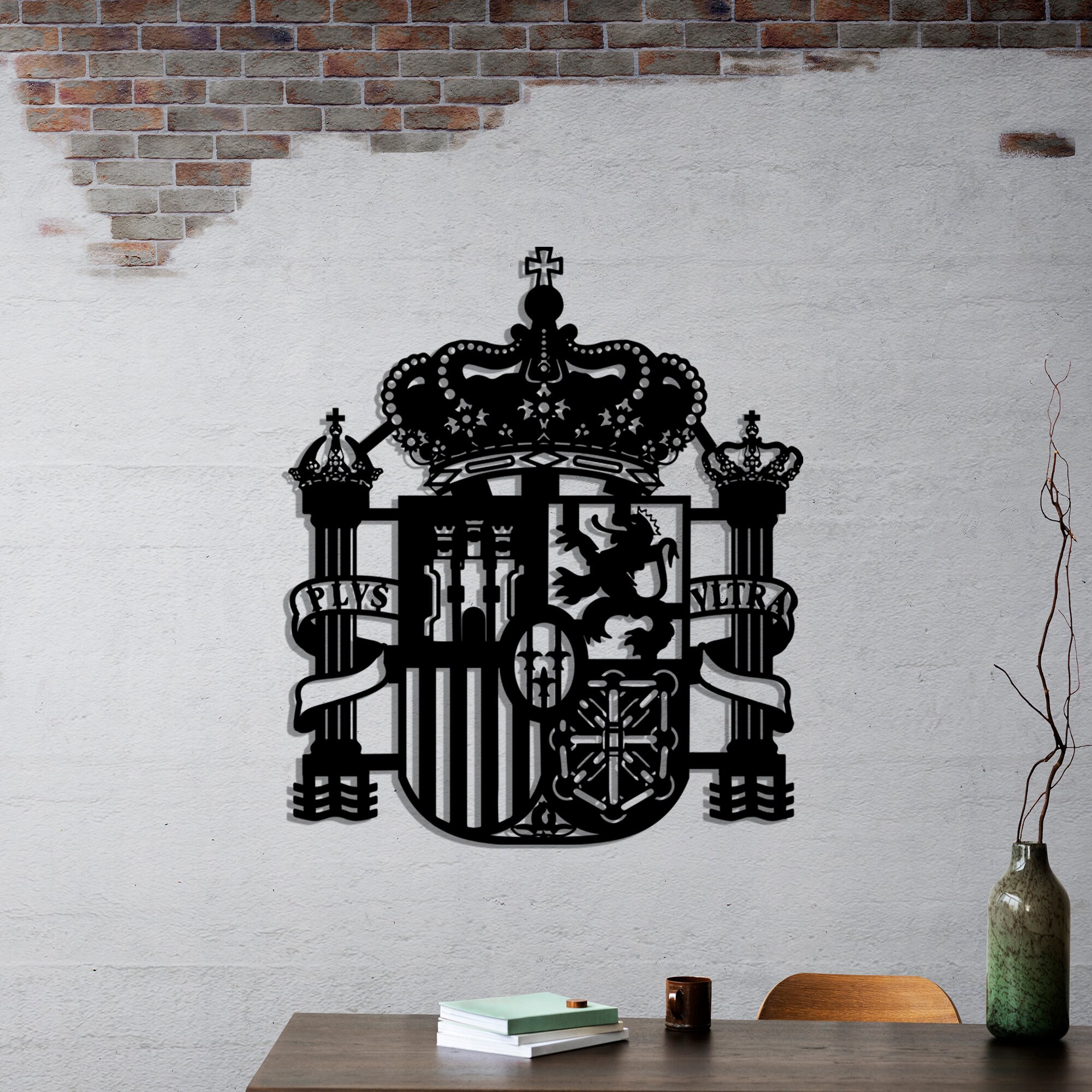 Coat of Arms of Spain, Country Crests, Country Crests Metal Wall Art ...