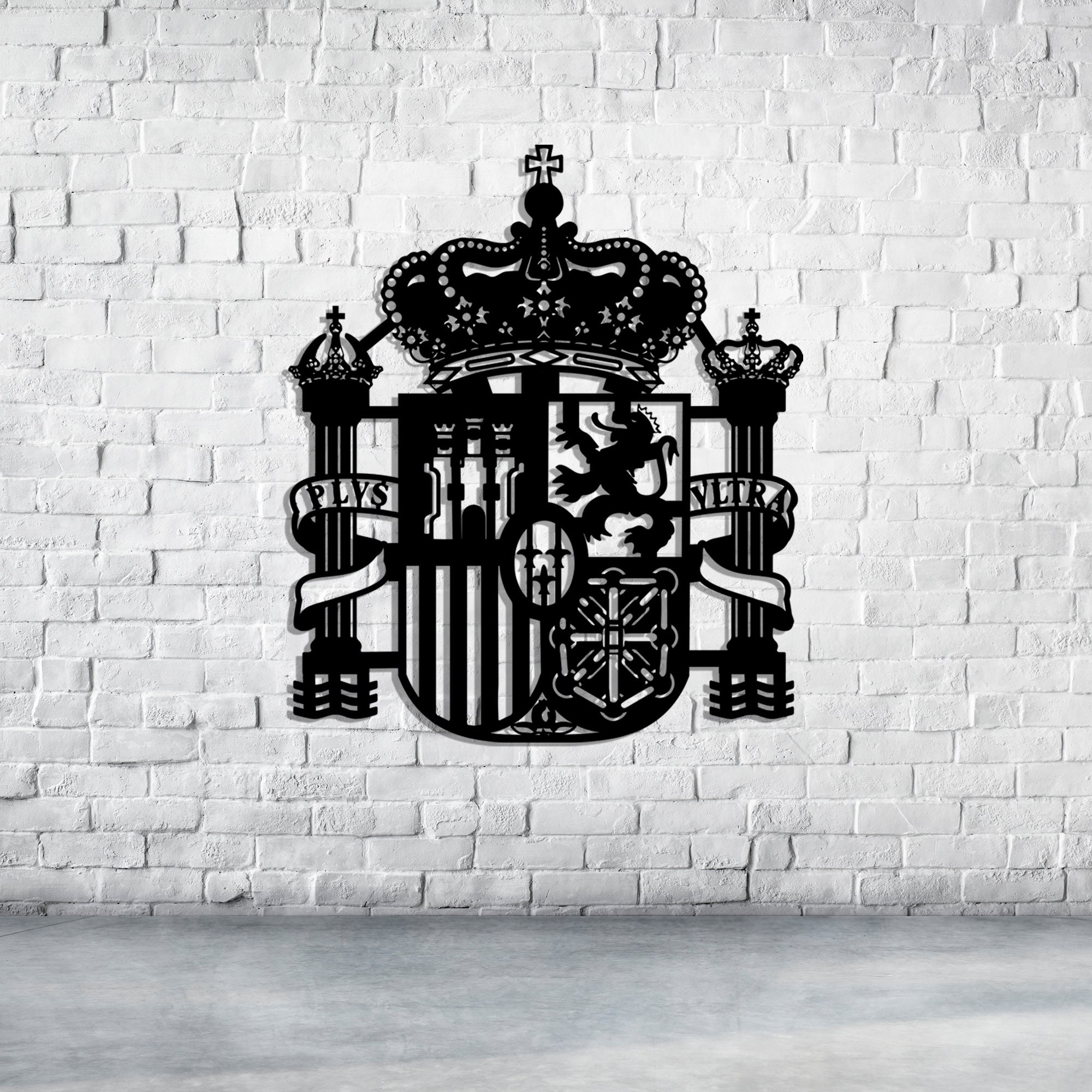 Coat of Arms of Spain, Country Crests, Country Crests Metal Wall Art ...