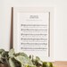 The Sash My Father Wore, Printable Wall Art, Print, Sheet Music, Music ...