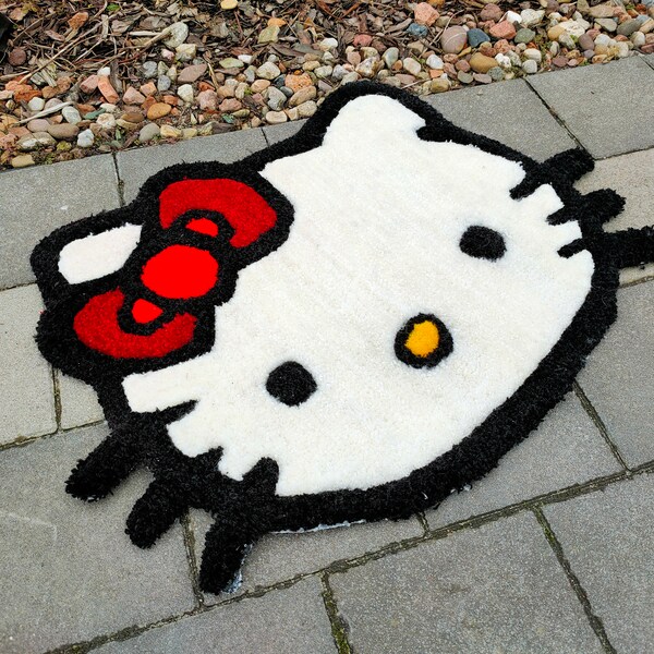 Hello Kittys Rug - Etsy