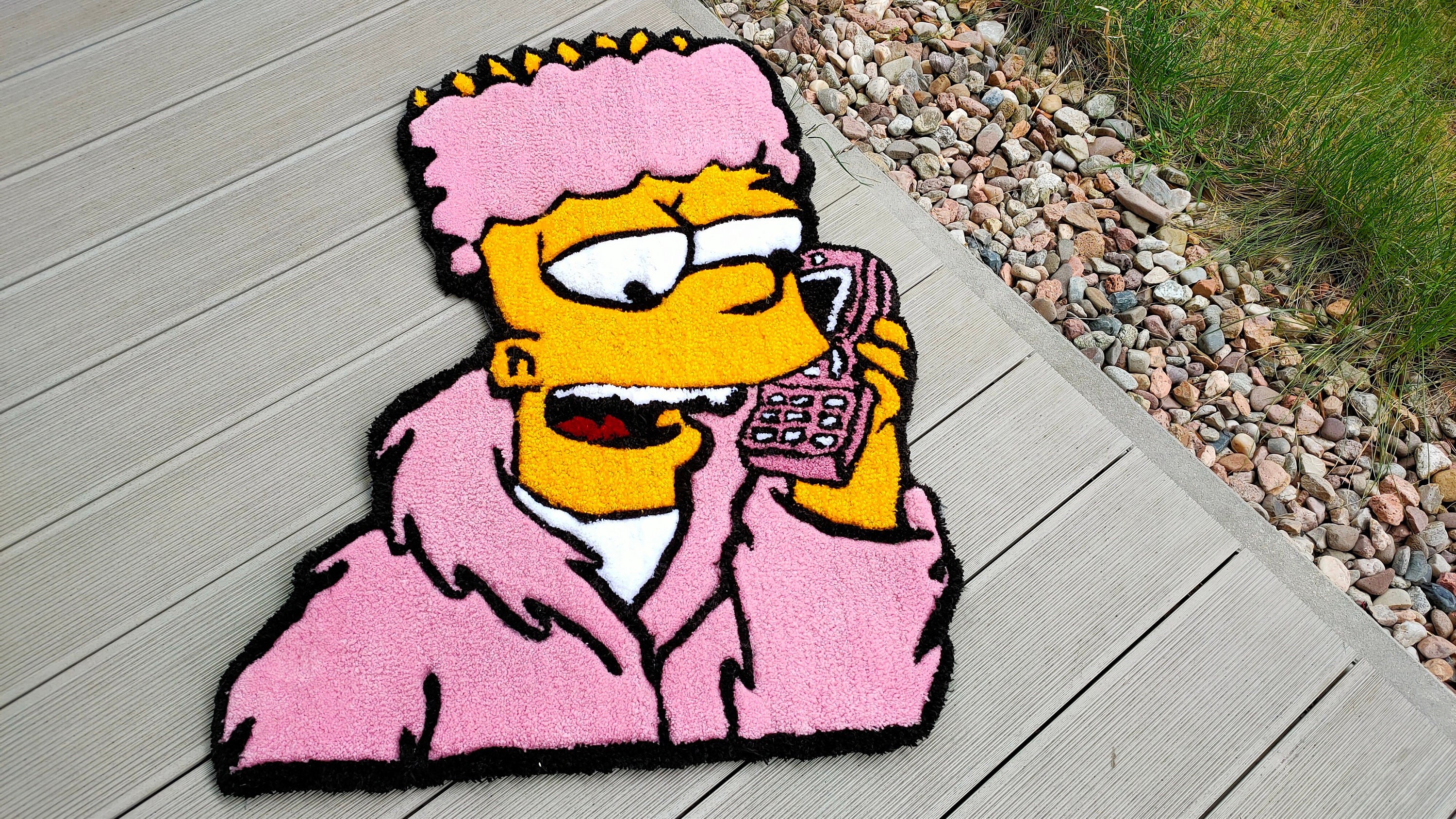 Simpson Bart Rugs - Etsy