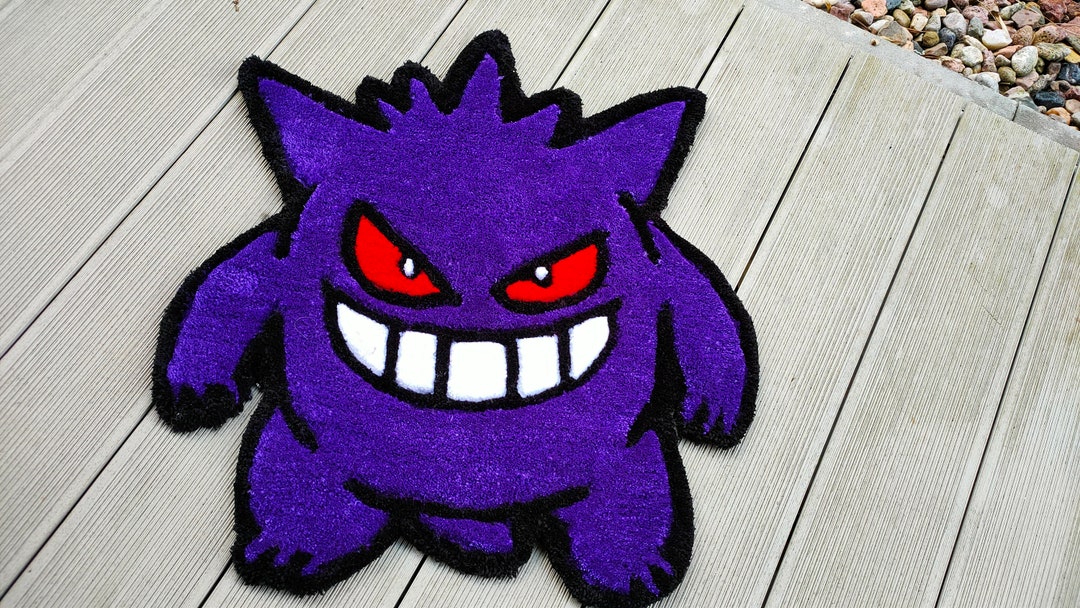 Gengar Pokémon Rug 60cm - Etsy