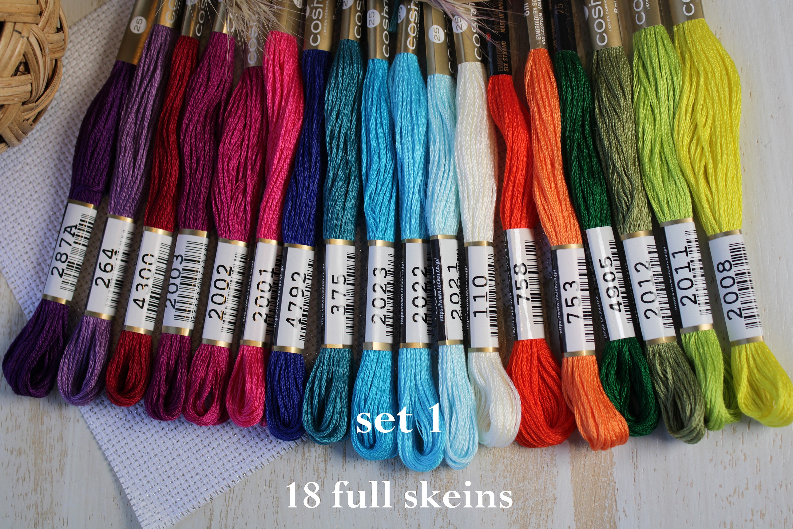 COSMO Embroidery Floss Bundles / Cosmo Thread Set / Cosmo - Etsy