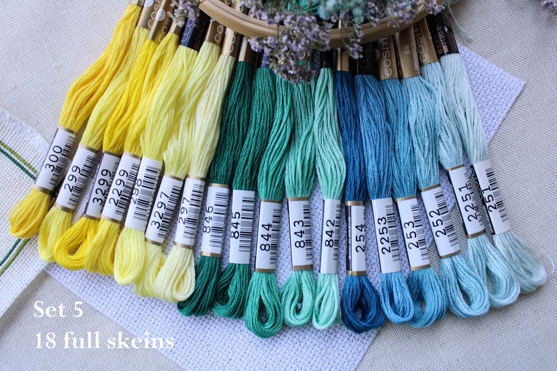 COSMO Embroidery Floss Bundles / Cosmo Thread Set / Cosmo - Etsy