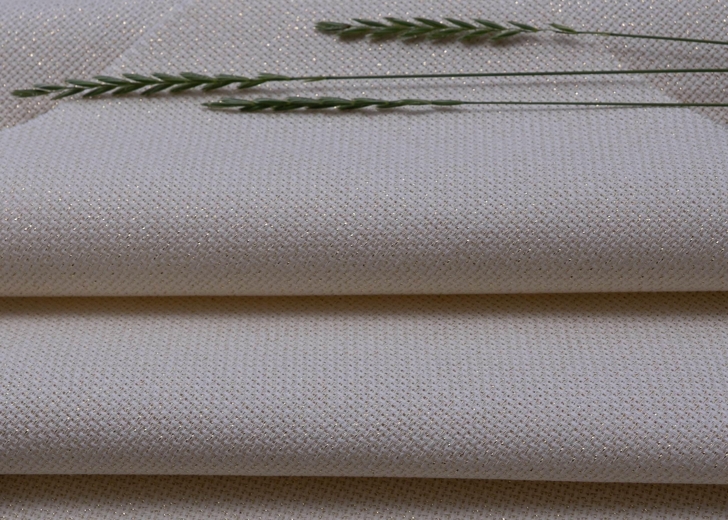 Zelenava/ Glitter Gold Aida Fabric 14 Count /gold Sparkle Aida Cloth ...