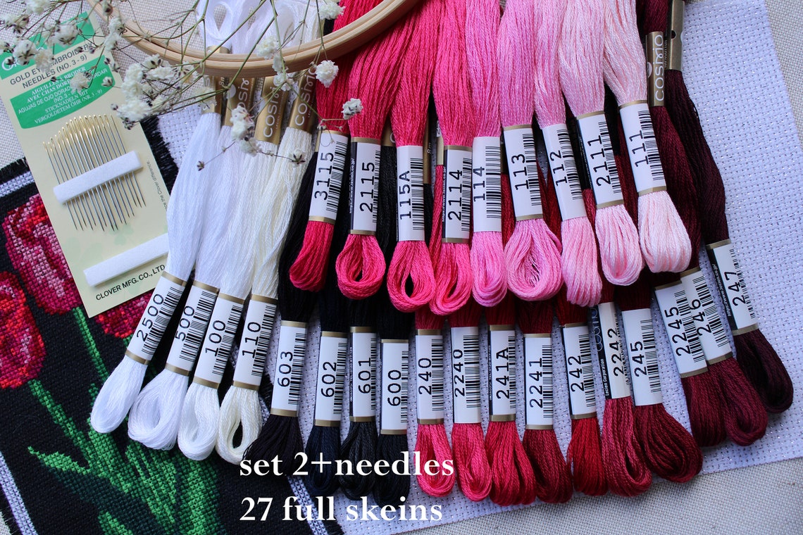 COSMO Embroidery Floss Bundles / Cosmo Thread Set / Cosmo - Etsy