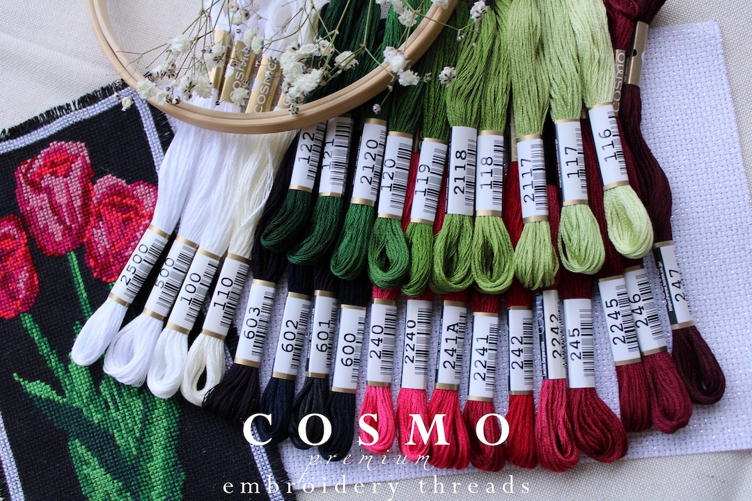 COSMO Embroidery Floss Bundles / Cosmo Thread Set 28 / Cosmo Embroidery ...