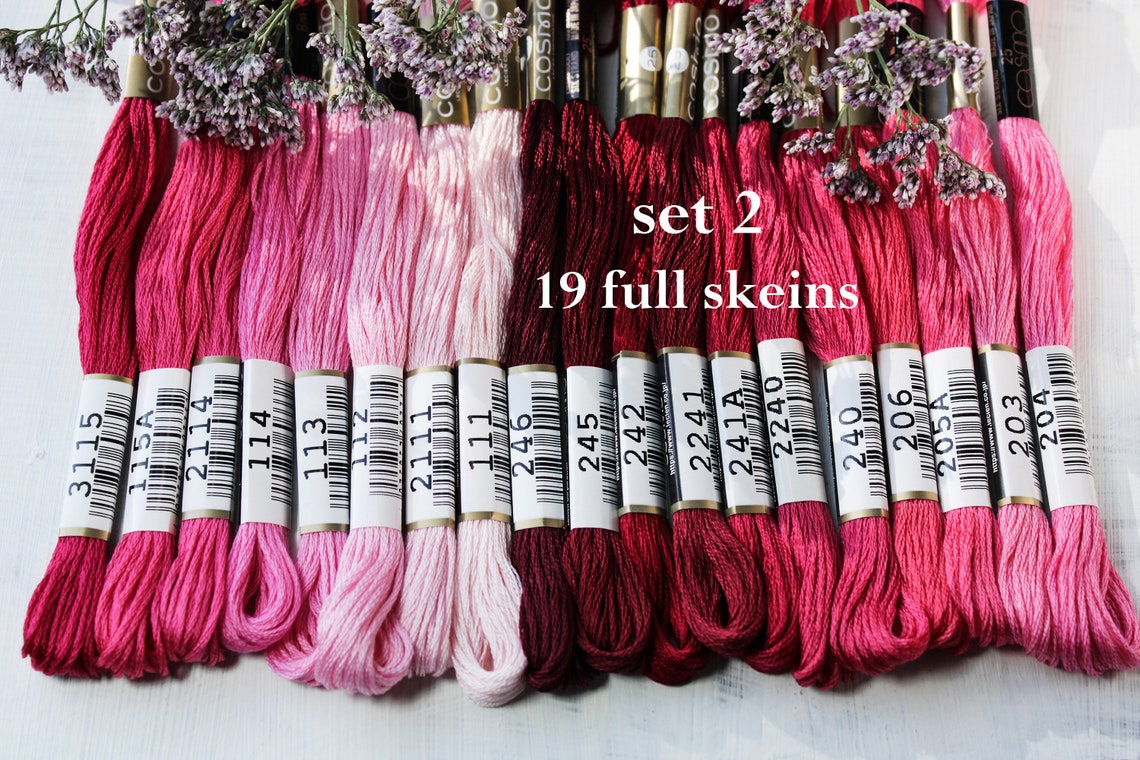 COSMO Embroidery Floss Bundles / Cosmo Thread Set / Cosmo - Etsy