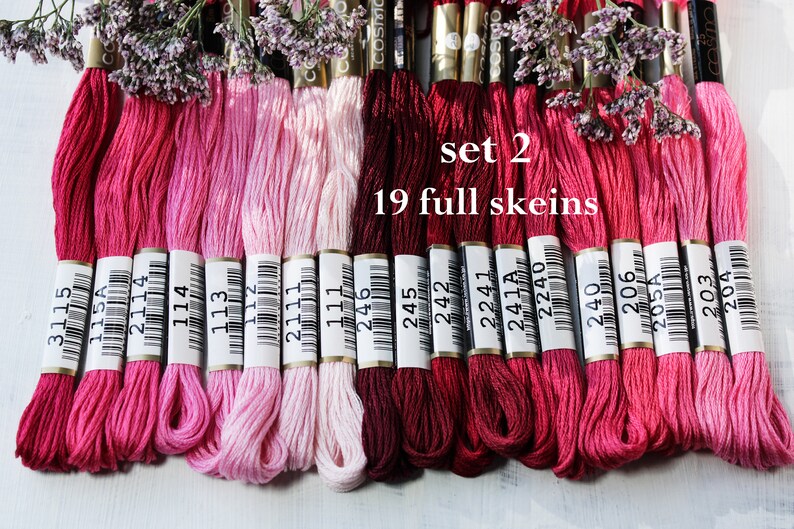 COSMO Embroidery Floss Bundles / Cosmo Thread Set / Cosmo - Etsy