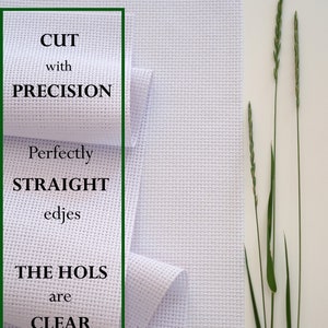 Zele Nava / 10 Count Aida Cloth / Comes in a ROLL / Gift Box / 100% ...