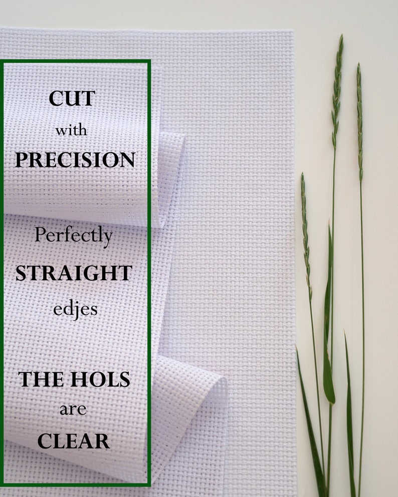 Zele Nava / 10 Count Aida Cloth / Comes in a ROLL / Gift Box / 100% ...