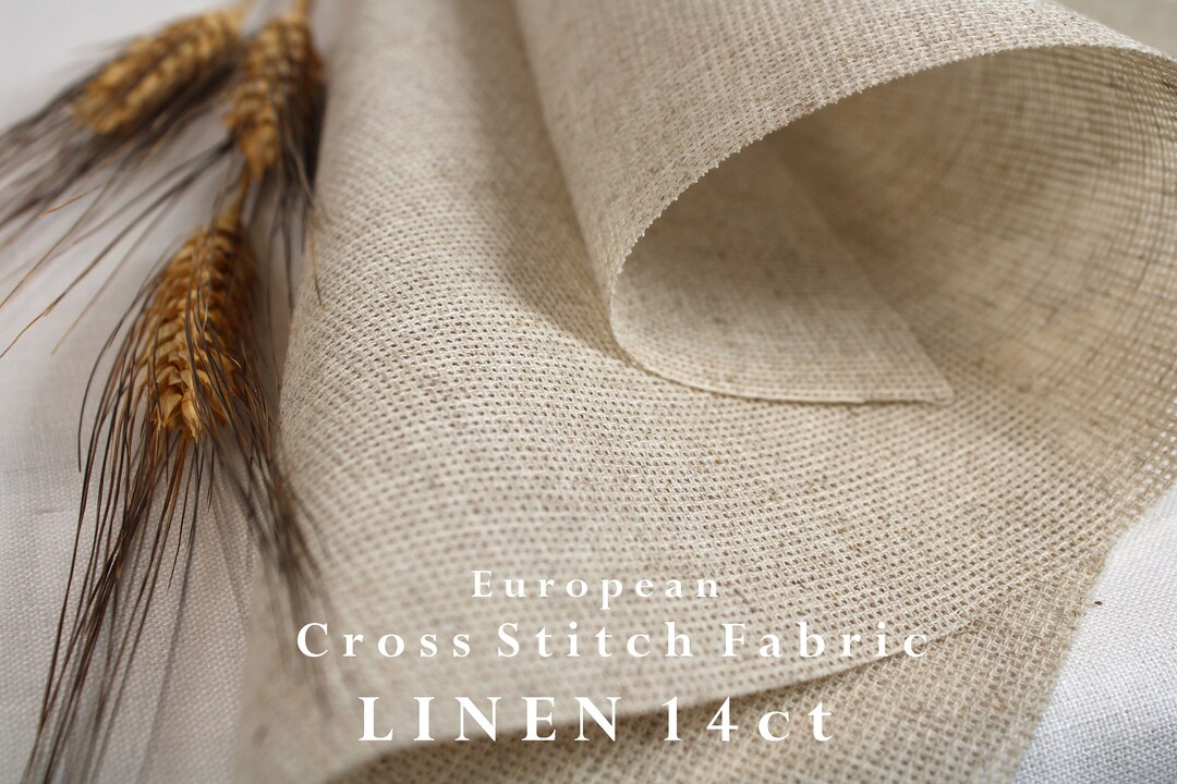 Zele Nava / Linen Cross Stitch Fabric / Starched Cross Stitch Linen ...