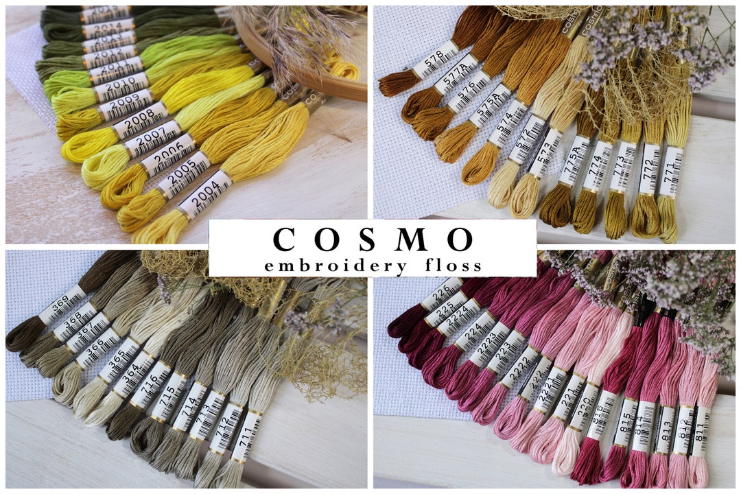 COSMO Embroidery Floss Bundles / Cosmo Thread Set / Cosmo Embroidery ...
