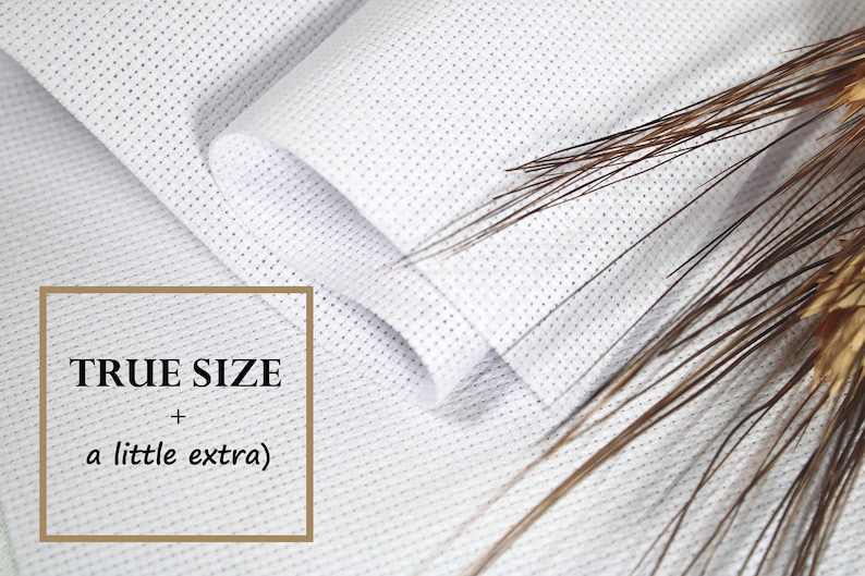 Zelenava / Premium Quality SOFT Aida Cloth 16 Count / White Aida Fabric ...