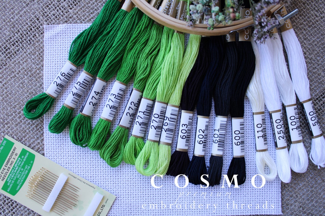 COSMO Embroidery Floss Bundles / Cosmo Thread Set / Cosmo Embroidery ...