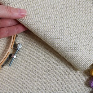Zele Nava/ Glitter Gold Aida Fabric 14 Count / Gold Sparkle Aida Cloth ...