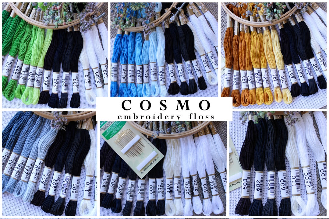 COSMO Embroidery Floss Bundles / Cosmo Thread Set / Cosmo Embroidery ...