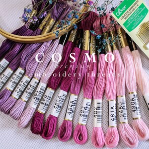 COSMO Embroidery Floss Bundles / Cosmo Thread Set Needles Set / Cosmo ...