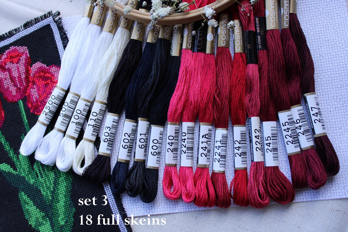 COSMO Embroidery Floss Bundles / Cosmo Thread Set / Cosmo - Etsy