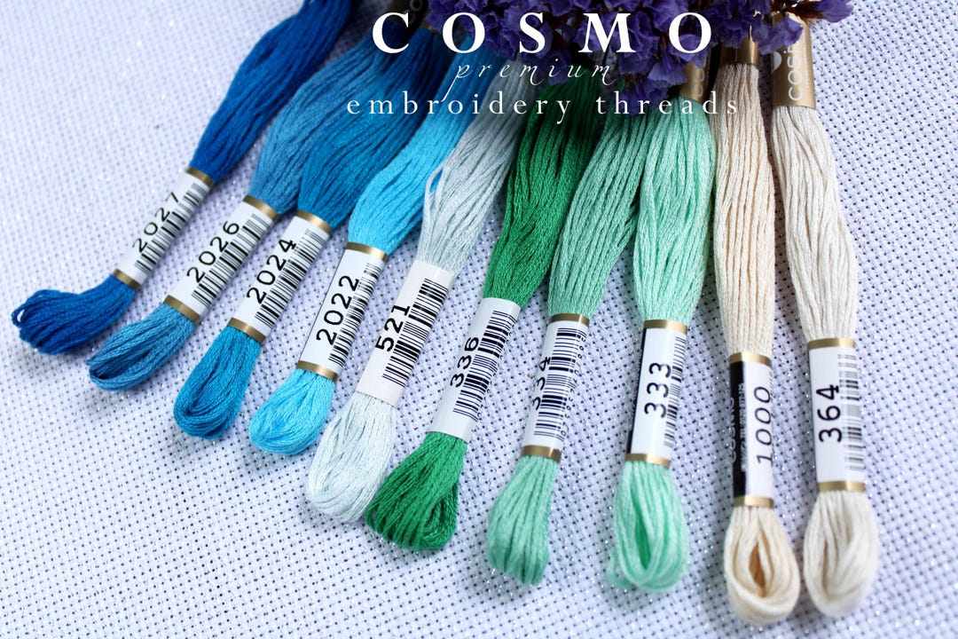 COSMO Embroidery Floss Bundle / COSMO Floss #25 / Cosmo Thread Set of ...