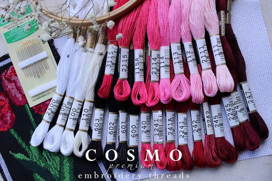 COSMO Embroidery Floss Bundles / Cosmo Thread Set / Cosmo Embroidery ...