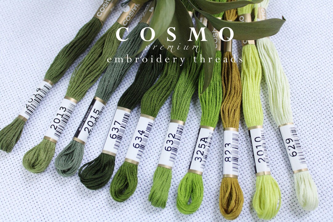 COSMO Embroidery Floss Bundle / COSMO Floss #25 / Cosmo Thread Set of ...