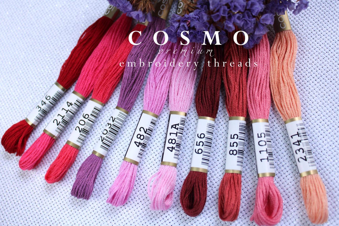 COSMO Embroidery Floss Bundle / COSMO Floss #25 / Cosmo Thread Set of ...