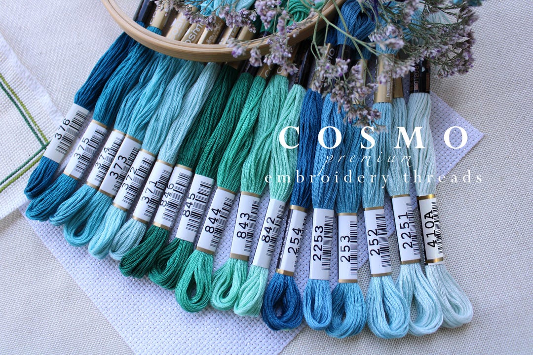COSMO Embroidery Floss Bundles / Cosmo Thread Set / Cosmo Embroidery ...