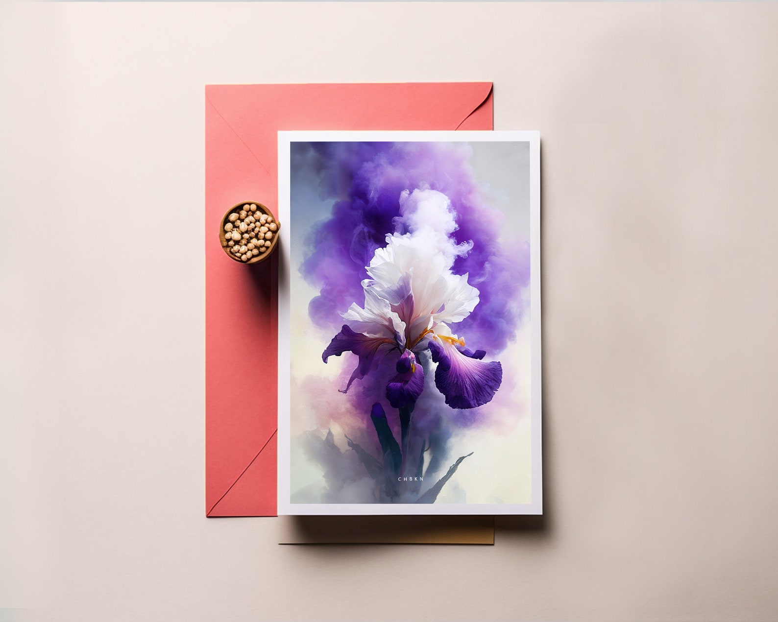 Irises Ephemeral Whispers. Floral Design for Prints and Other Decor ...