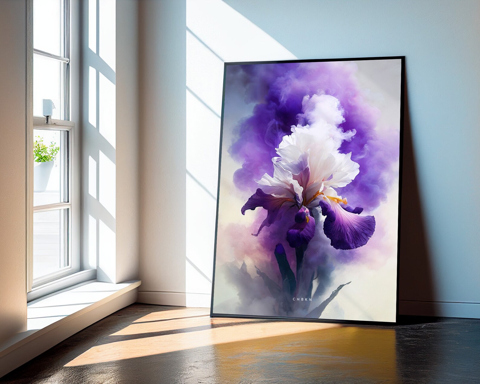 Irises Ephemeral Whispers. Floral Design for Prints and Other Decor ...